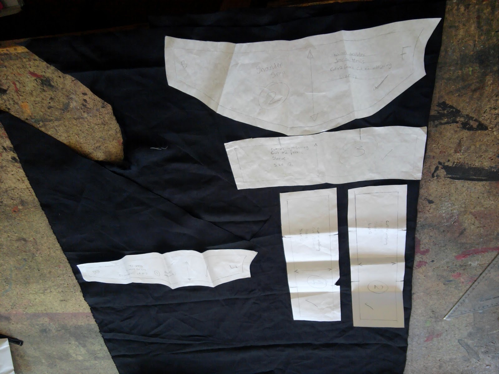 The World Through Her Eyes..: Lay Plans for my Final Garment