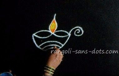Deepavali kolam