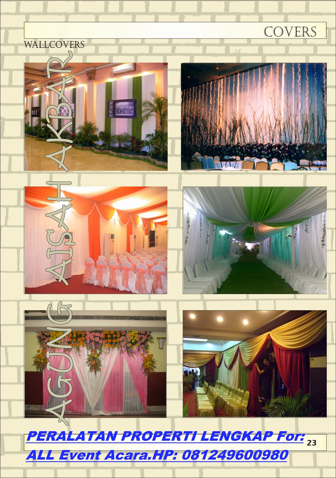 Rental Peralatan Pesta & Berbagai Event Acara : PERALATAN PROPERTI ...