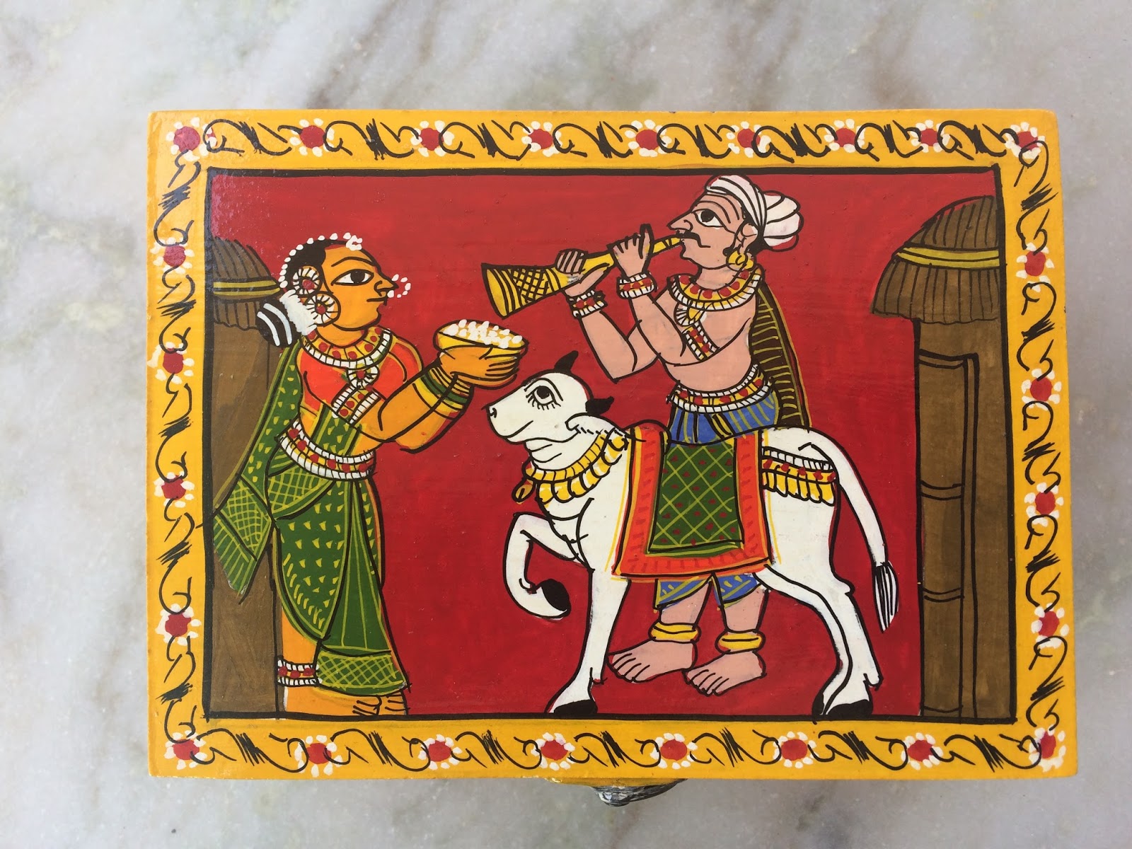 Cheriyal Scroll Paintings by Vaikuntam nakash