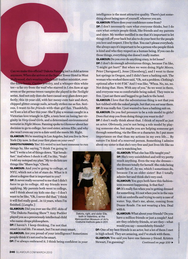 Fashion Love by Pam: March Glamour US & Elle US review & Editorials ...