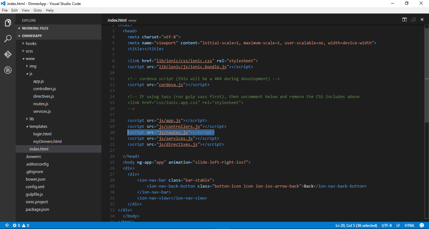 Quick start your mobile app with Ionic ~ My Geeks