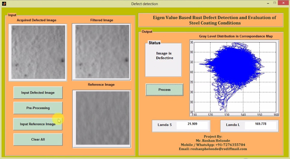 Rust Defect Detection And Evaluation Of Steel Coating Conditions Using