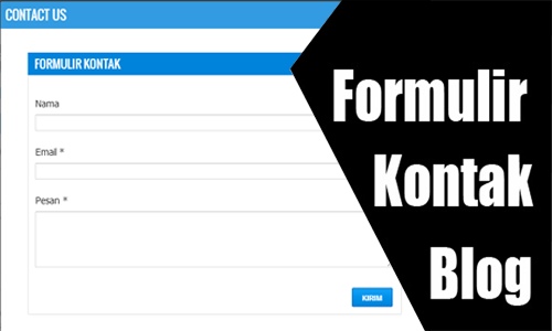 Cara Membuat Widget Formulir Kontak