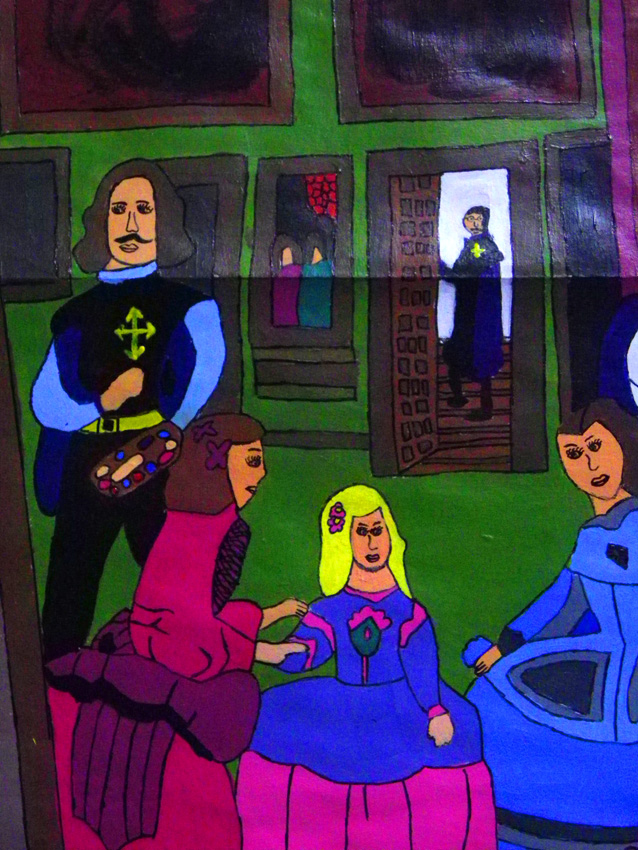 Qué se hace en plástica: INTERPRETACIÓN DE LAS MENINAS PINTURA