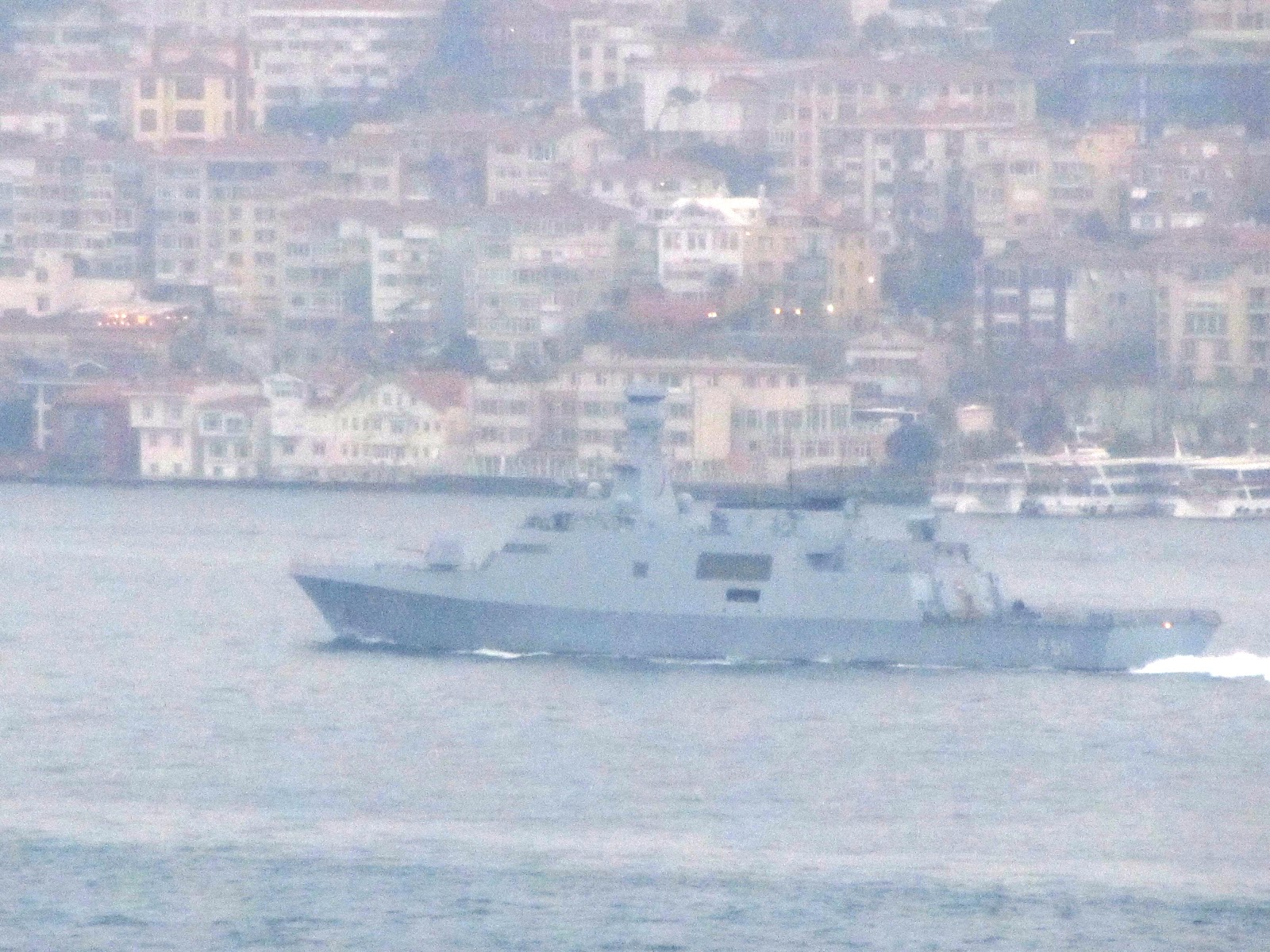 WARSHIPS ON THE BOSPHORUS: F 511 HEYBELIADA -ADA CLASS CORVETTE/FRIGATE
