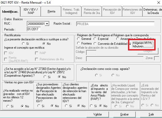 Novedades PDT 617 y 621 - Escenario Tributario Perú