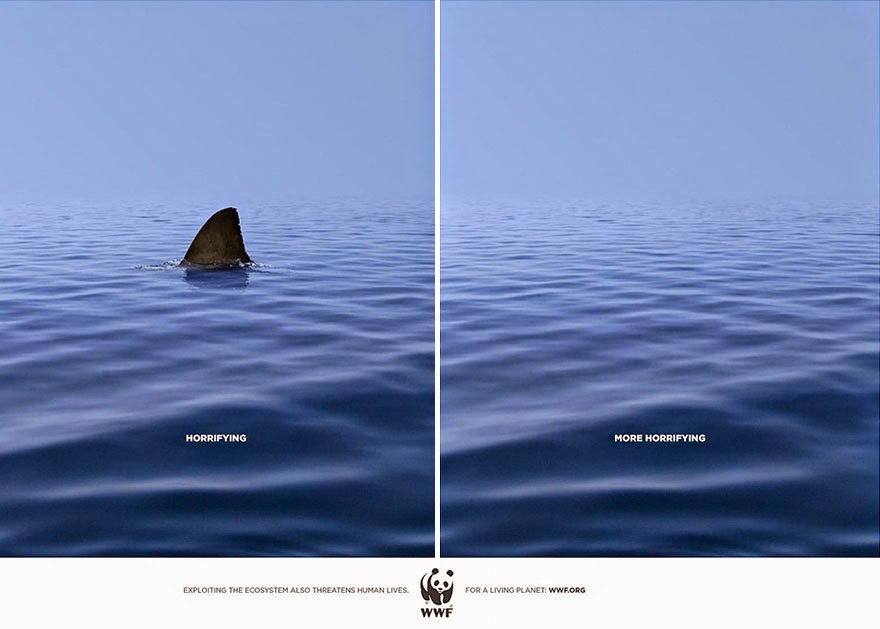 Jacob's AP English Blog: TOW #23 (Visual) WWF Shark Ad