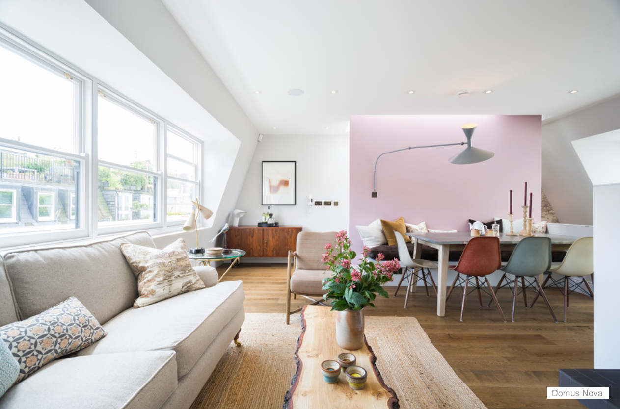 Como usar el color rosa en interiores. | Diseño y decoración de ...