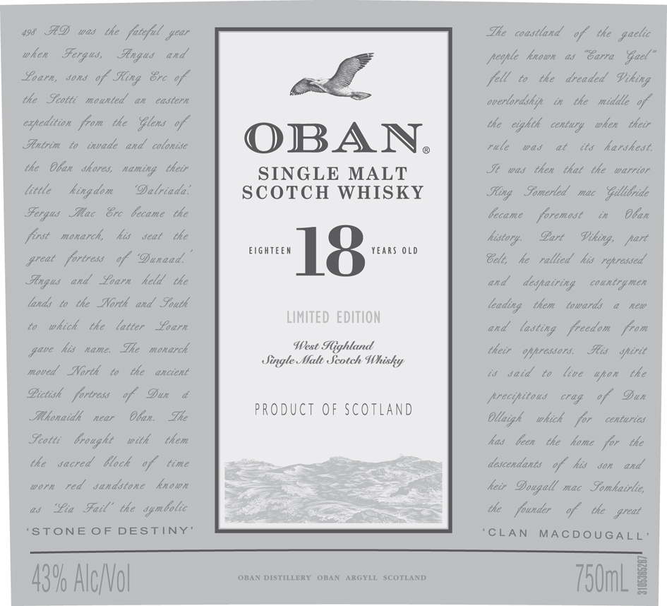 The Wine and Cheese Place: Oban 18 Year Old Single Malt Scotch
