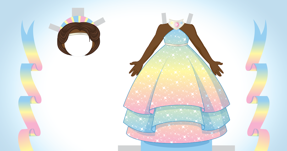 Paper Doll School: December Angel Paper Doll - Day 17