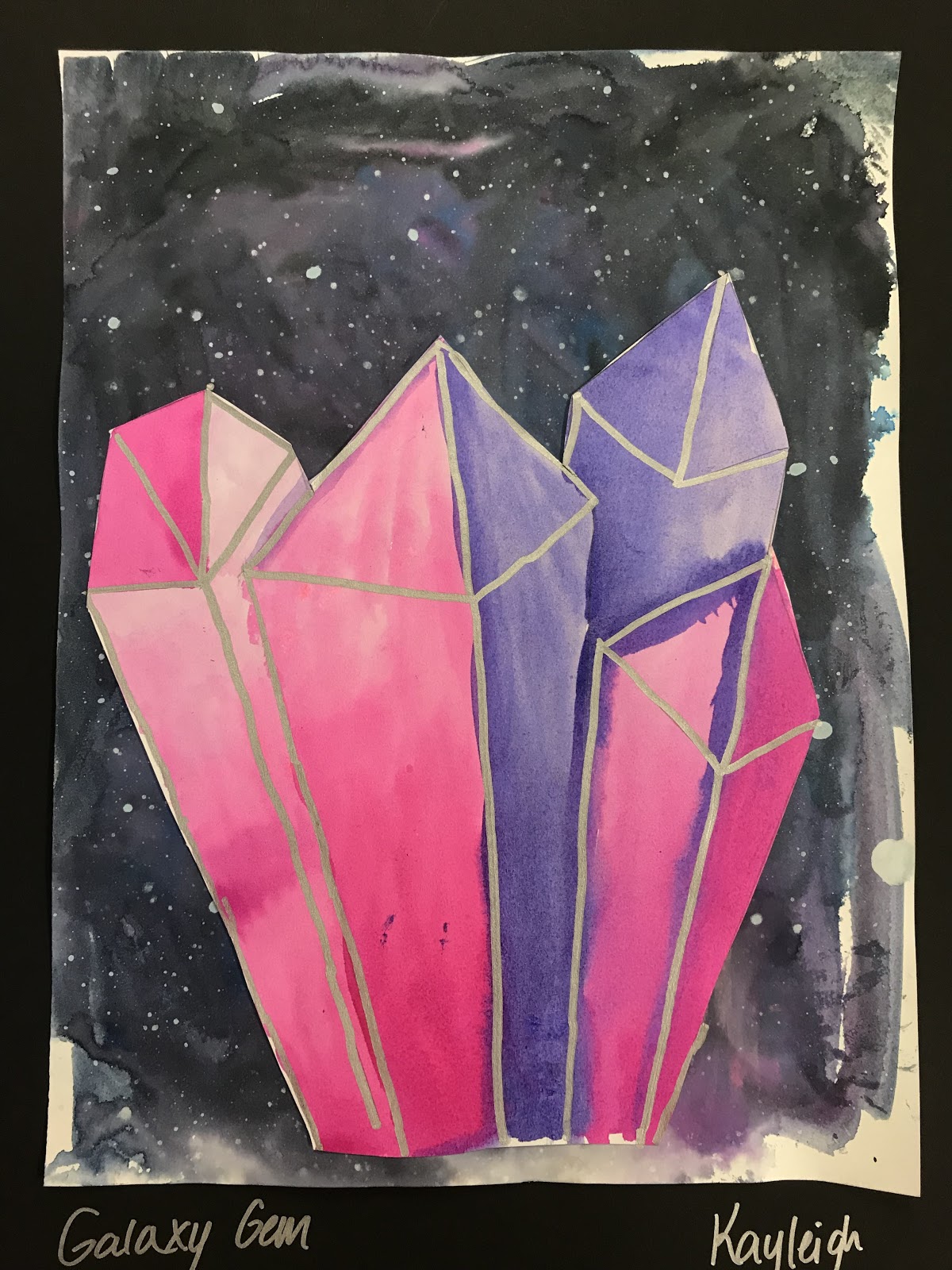 Elements of the Art Room: Art Rocks! 4th grade Gems & Crystals
