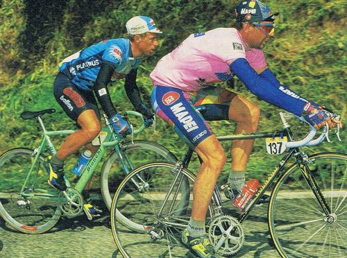 Plato de 41: Campagnolo vs Shimano, 1º parte: 1990-97