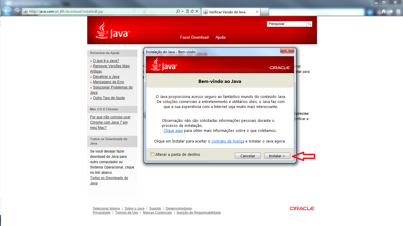 Suporte Sistemas: Como instalar o plugin JAVA