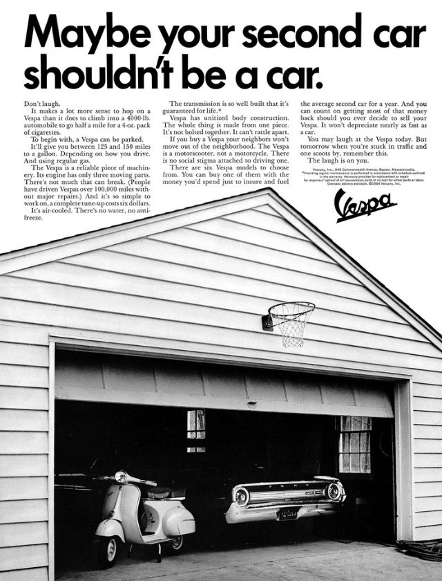 32 Interesting Vintage Vespa Ads Around the World From Between the ...