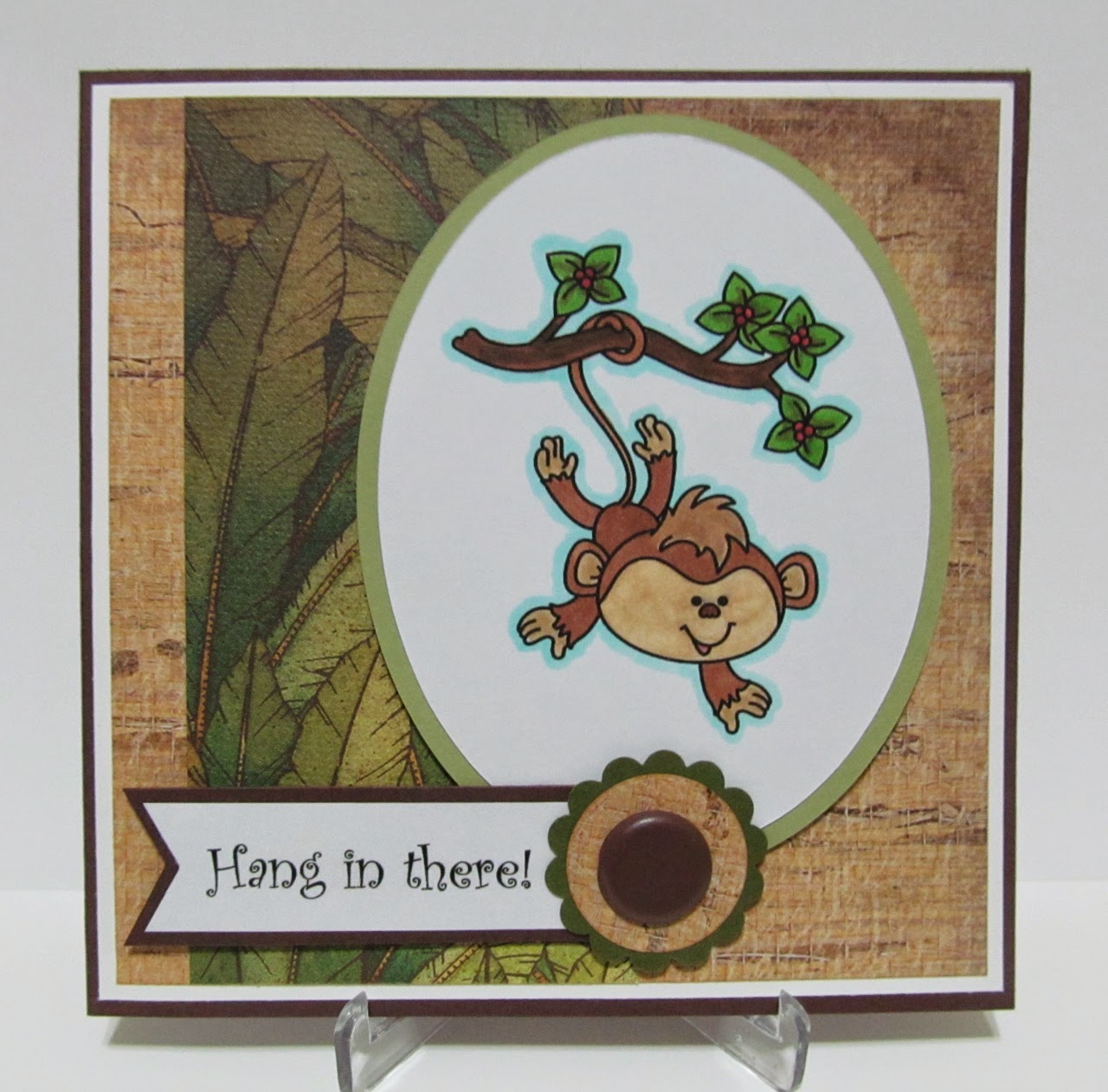 Savvy Handmade Cards: Hang in there! Card