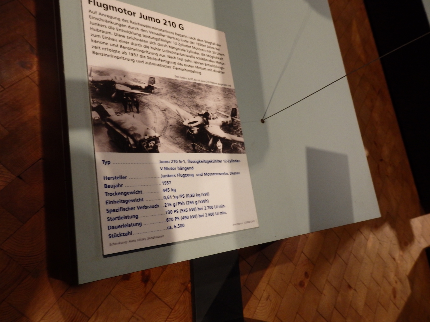 Alma de herrero: Motor Junkers Jumo 210 G