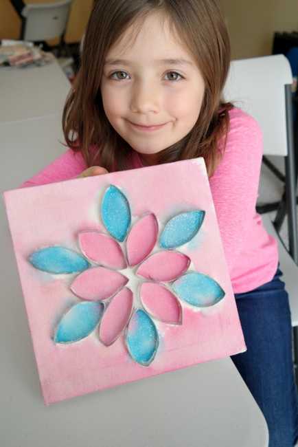 Painted Paper Roll Canvases: A Canvas Corp Brands Kid's Craft Tutorial