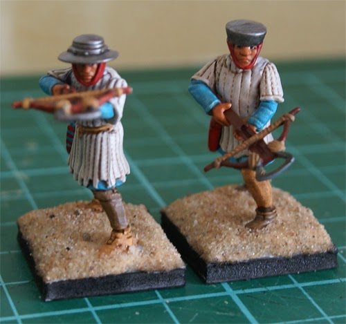 Deadkingsrise Painting and Modelling: Fireforge Medieval Crossbowmen