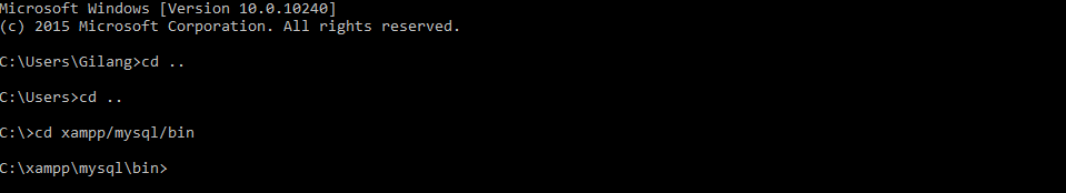 Cara Membuat Table Database sederhana menggunakan CMD