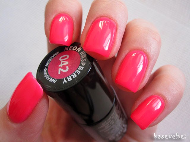 baseveheinails: Semilac - 042 Neon Raspberry