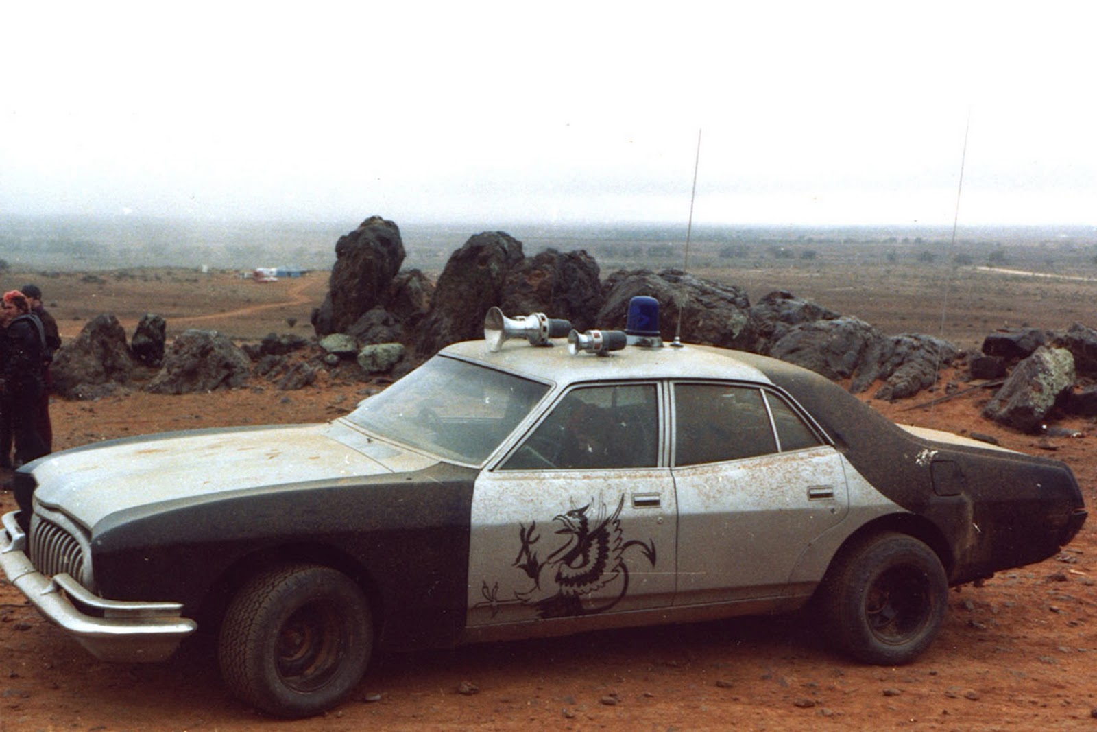 Futuro Finale 2088AD: Fairlane fire stunt from Mad Max 2