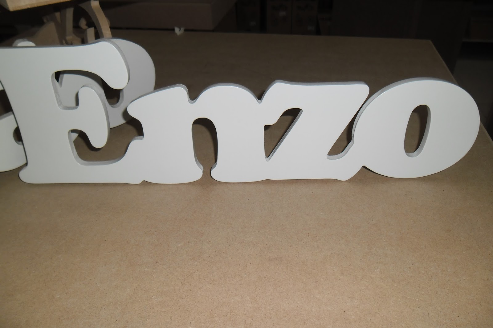 FAZENDO ARTE: LETRAS EM MDF
