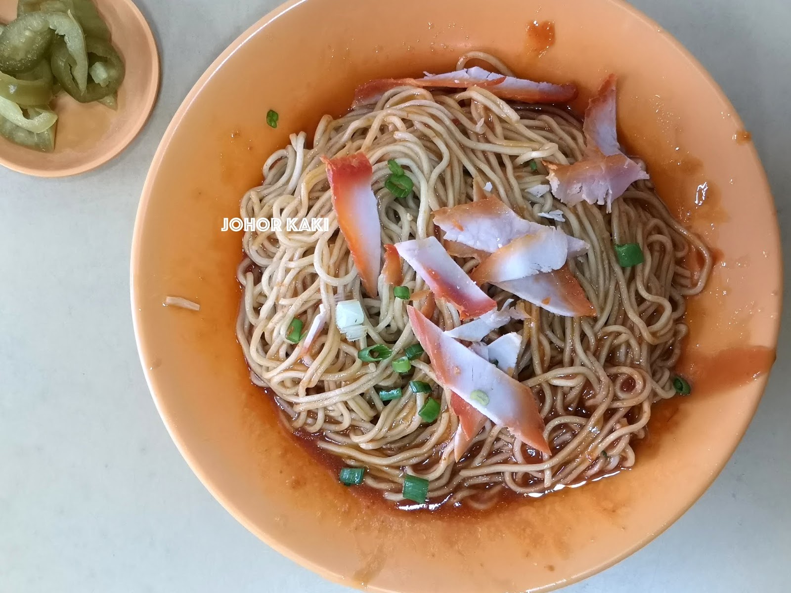 Review of Original Pontian Wanton Mee @ Heng Heng in Pontian Johor 兴兴 ...