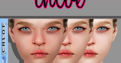 Best Daily Sims 3: S3 “CHLOE” HD Skin for TS3 by littlenoire