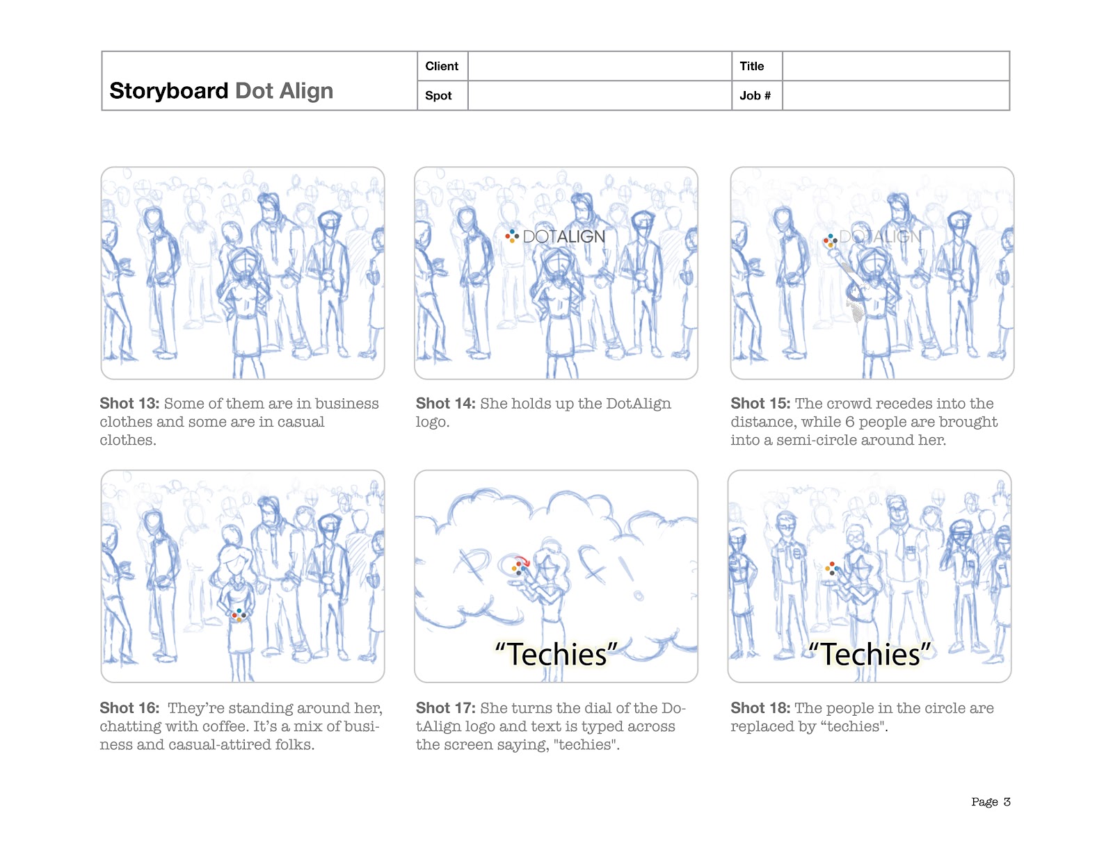 Quenton Thompson Dot Align Character Design Storyboard And Layout