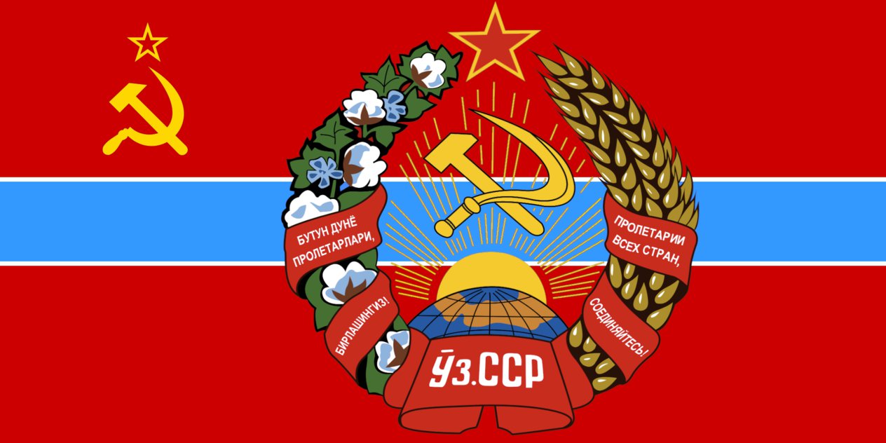 KARAKALPAKSTAN BLOG: Historic Flags - State Flag of the Uzbek SSR
