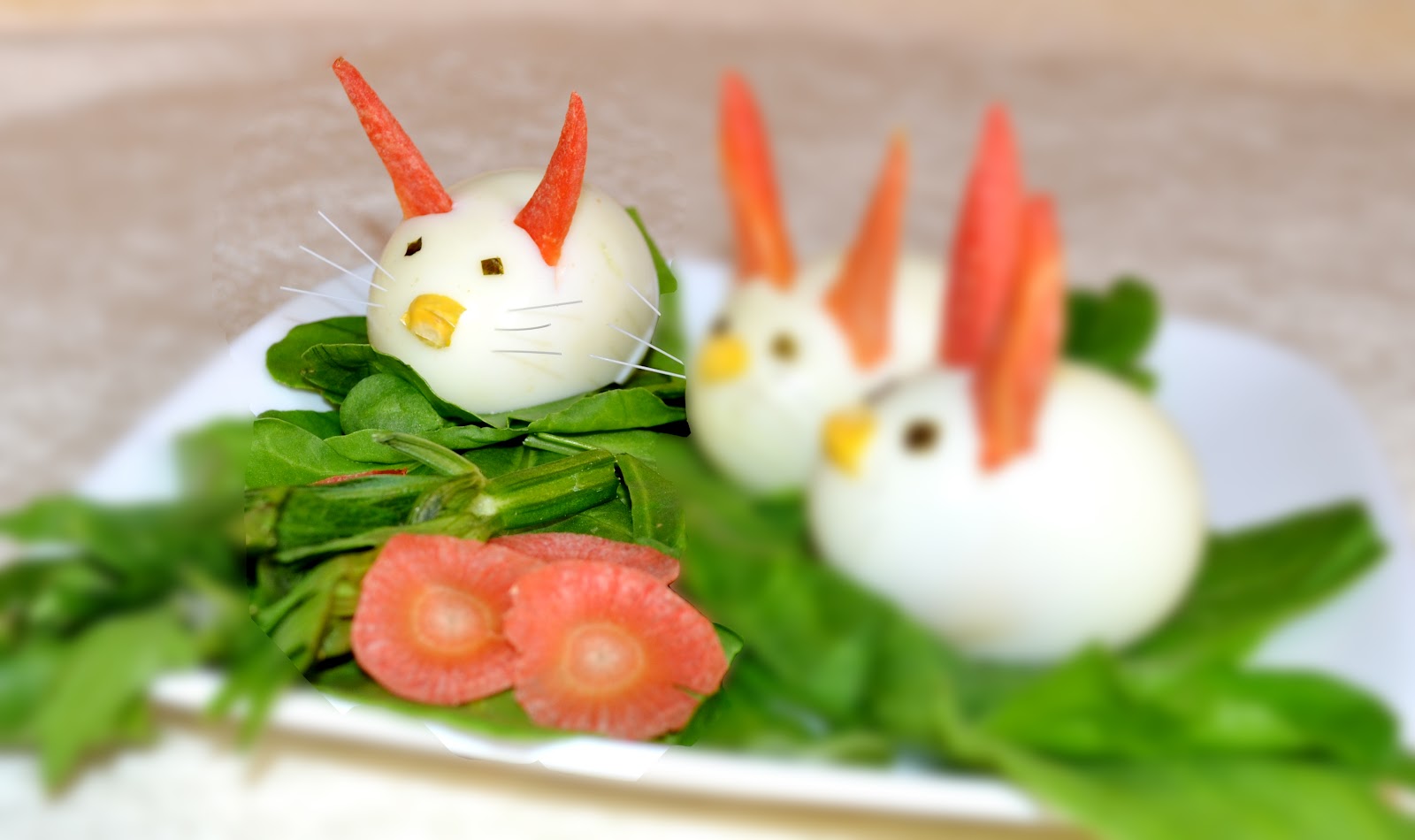 Boiled Egg Bunnies | Nutritious Recipes for picky eater children