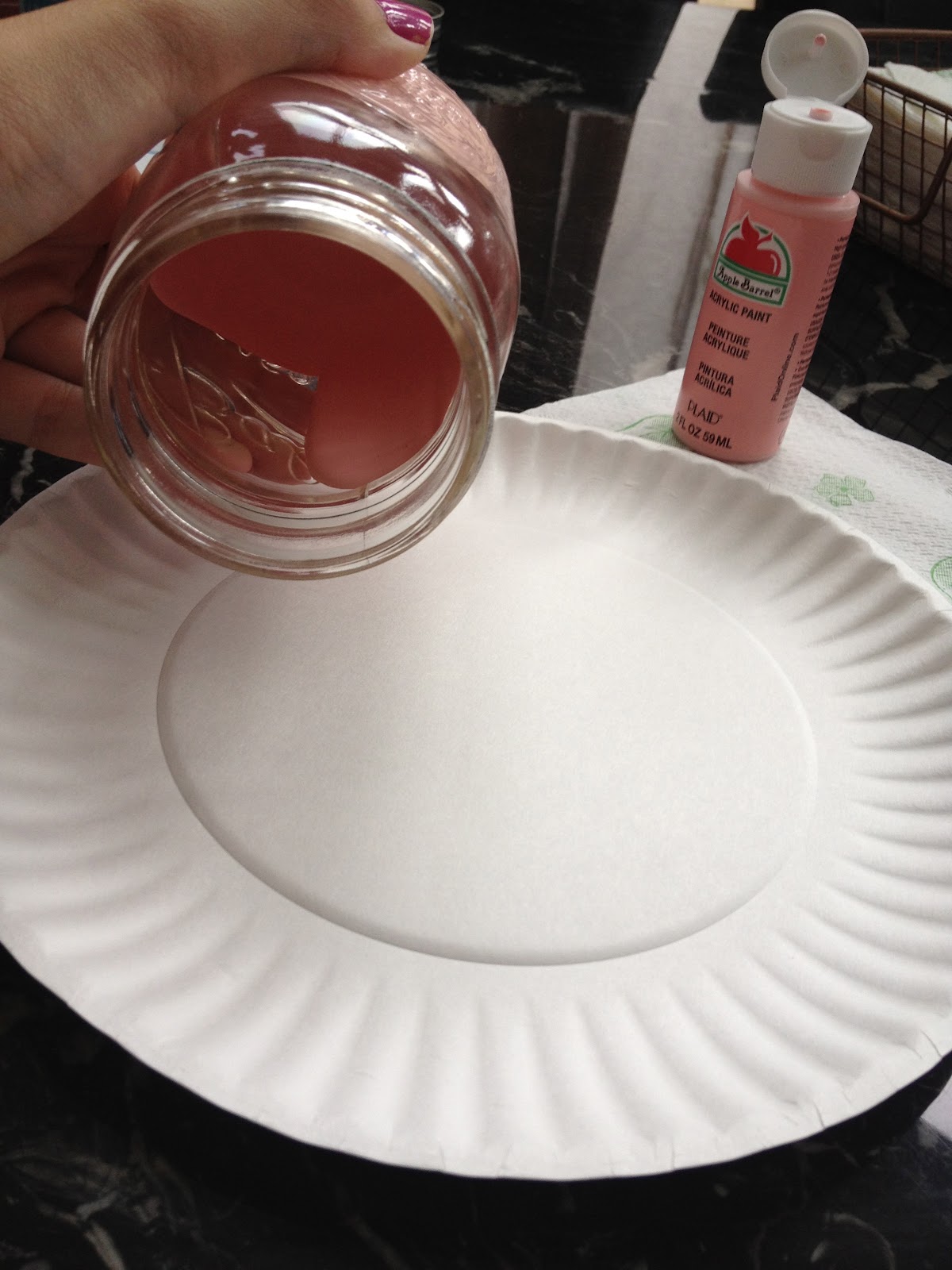 living in simplicity: DIY Painted Mason Jars