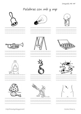 Cositas de AL y PT: Palabras con mb - mp