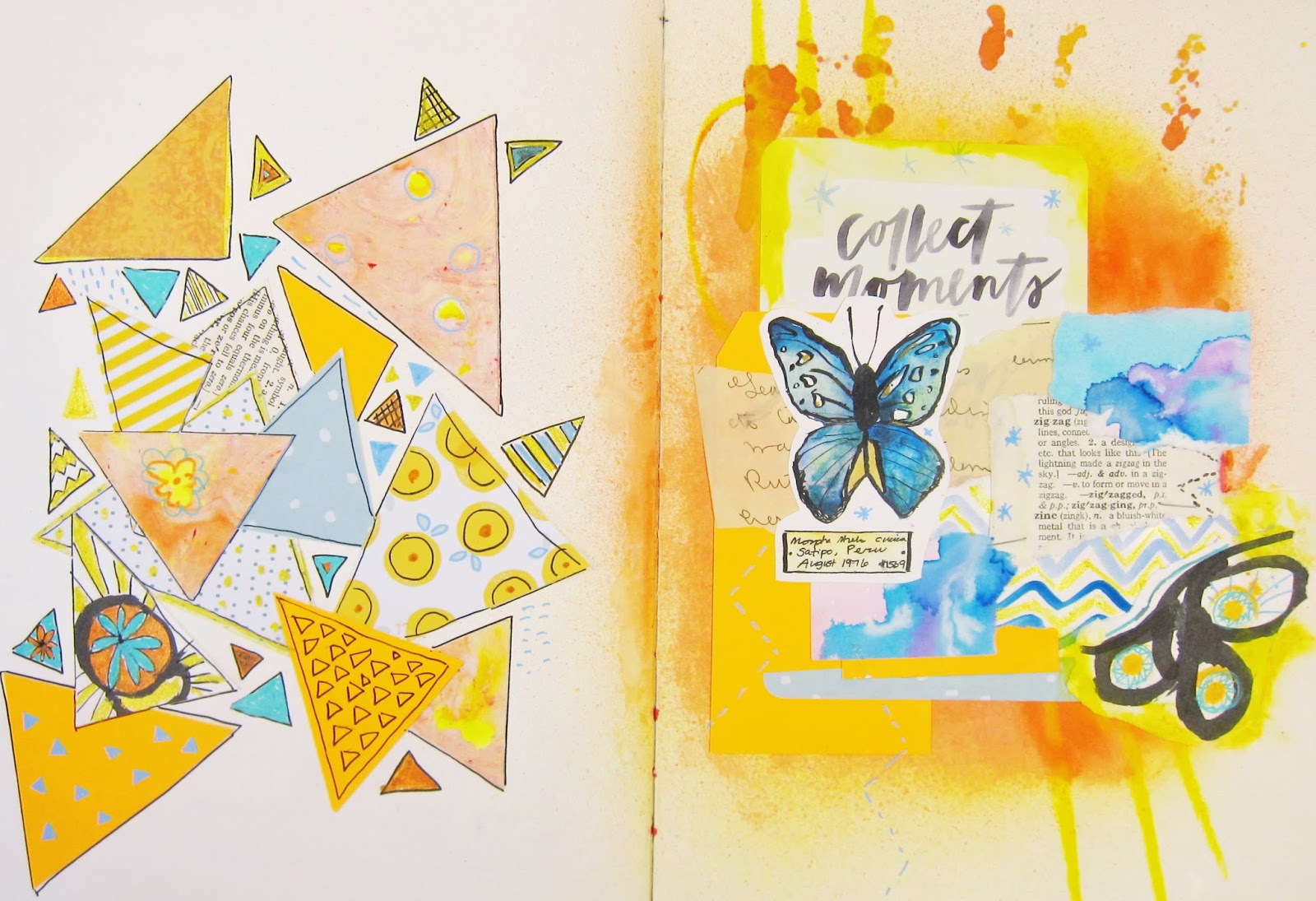 Triangle Paper Collage - Marcia Beckett