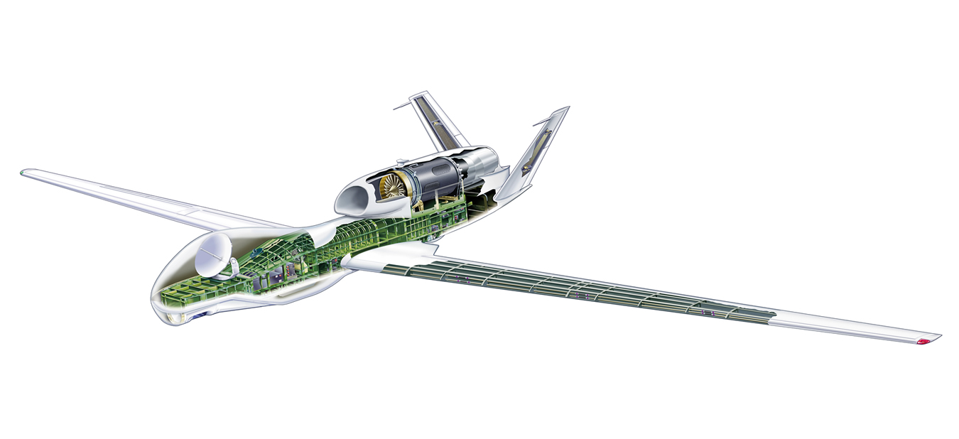 Military and Commercial Technology: U.S. EQ-4 GLOBAL HAWK DRONE SHOT ...