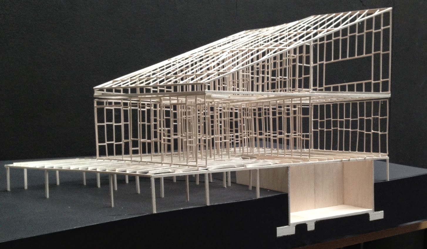 Portable: Nice How to build a balsa wood model house