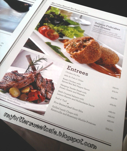 My Bittersweet Cafe: CBTL 26th Bistro and CBTL Coffee Bar