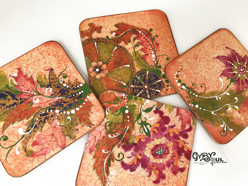 GSL Cuts: Pretty coasters for an alfresco summer