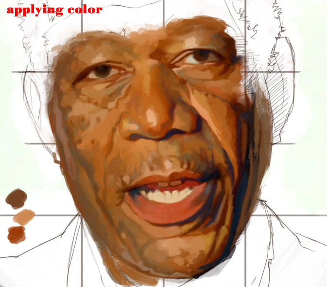 Alan Hermosillo Ilustración: Morgan Freeman Drawing Tutorial