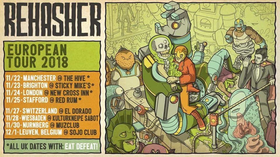Melodic Punk Style : Rehasher (USA punk rock) are heading to Europe in ...