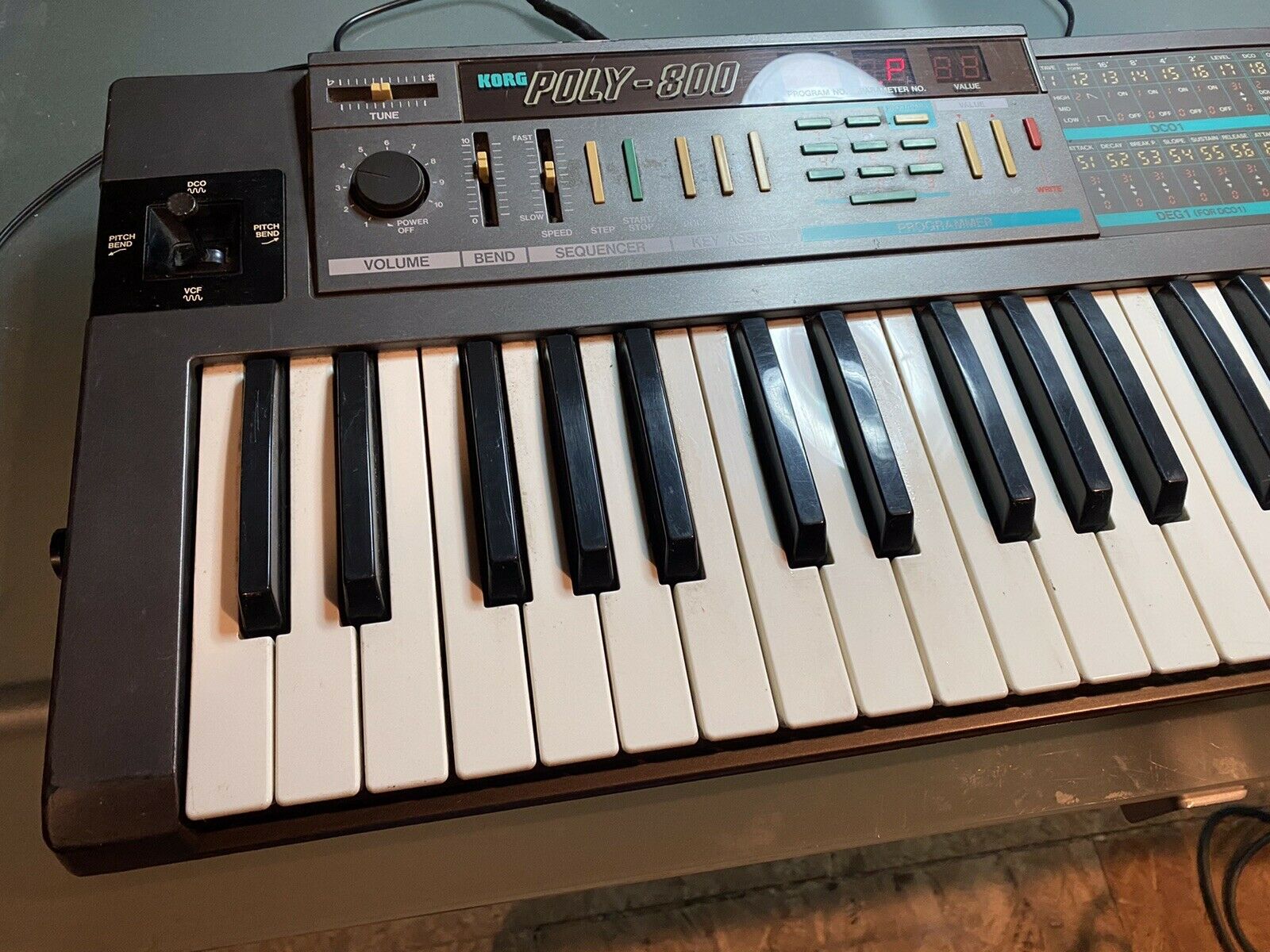 MATRIXSYNTH: KORG POLY-800 Vintage Analog Synthesizer