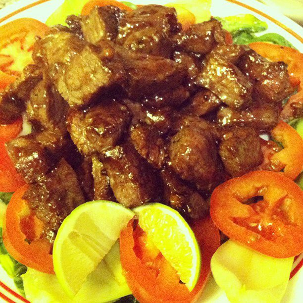 Bo Loc Lac or (Khmer Lok Lak) ~ Nalanis Kitchen