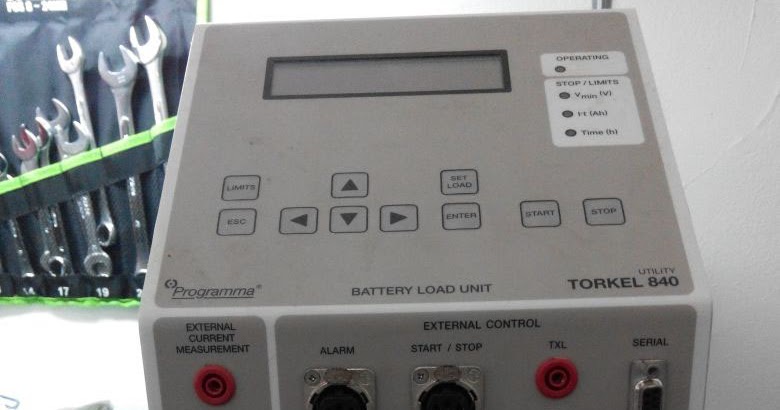 Programma Torkel 840 (Battery Load Unit) successfully repaired and ...