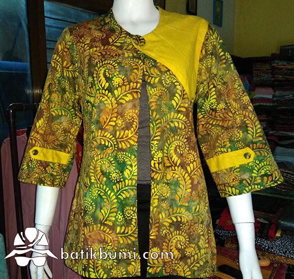 Blazer Batik Guguran Sulur
