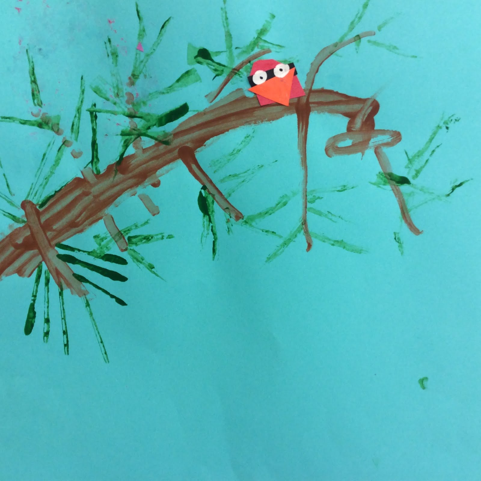 Mini Matisse: Winter Birds