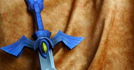 The Legend of Zelda: Wind Waker - Master Sword & Shield Paper Model ...