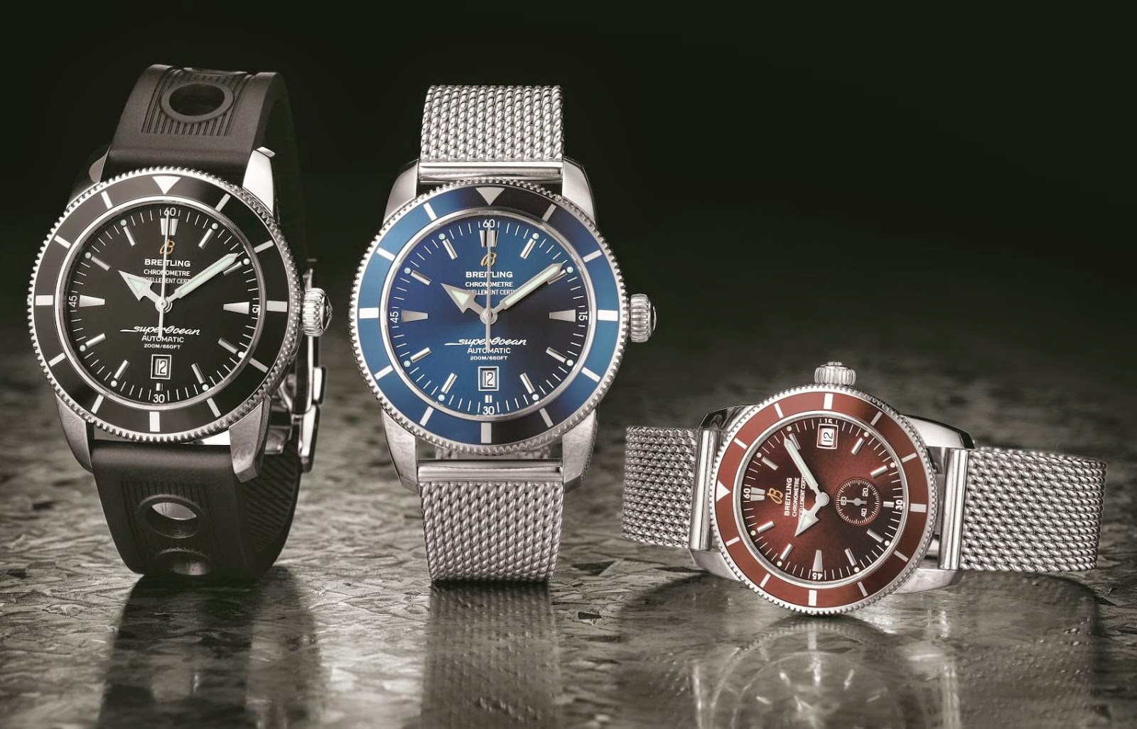 BREITLING Superocean Heritage Automatic (46mm & 38mm Versions)