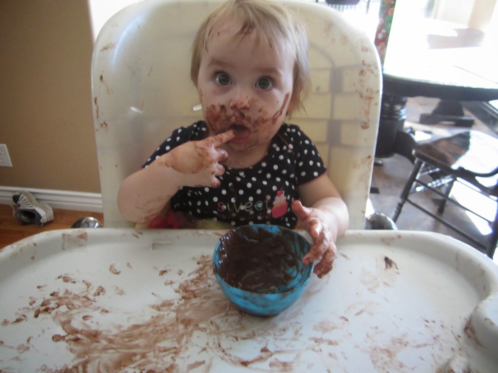Messy Kids Eating Chocolate