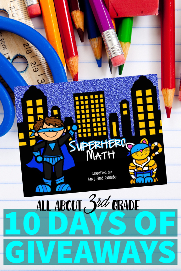 Ten Days of Giveaways Blog Launch: Day 8 | All About 3rd Grade